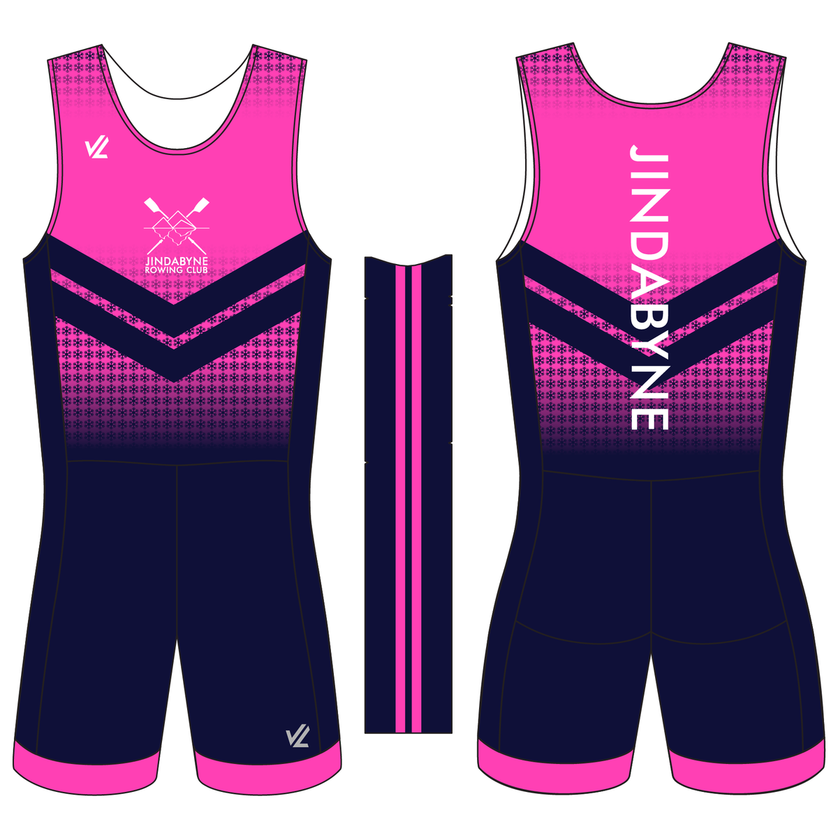 Male Classic Zootie With Vertical 3" And Ringer - JINDABYNE ROWING CLU ...