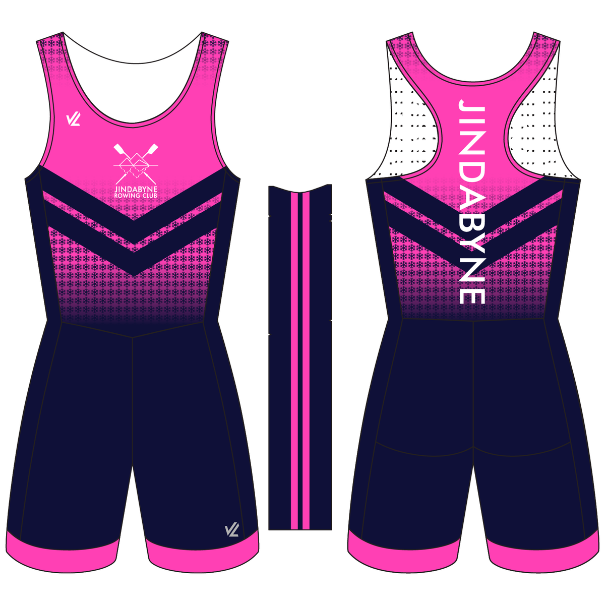 Female Classic Zootie With Vertical 3" And Ringer - JINDABYNE ROWING C ...